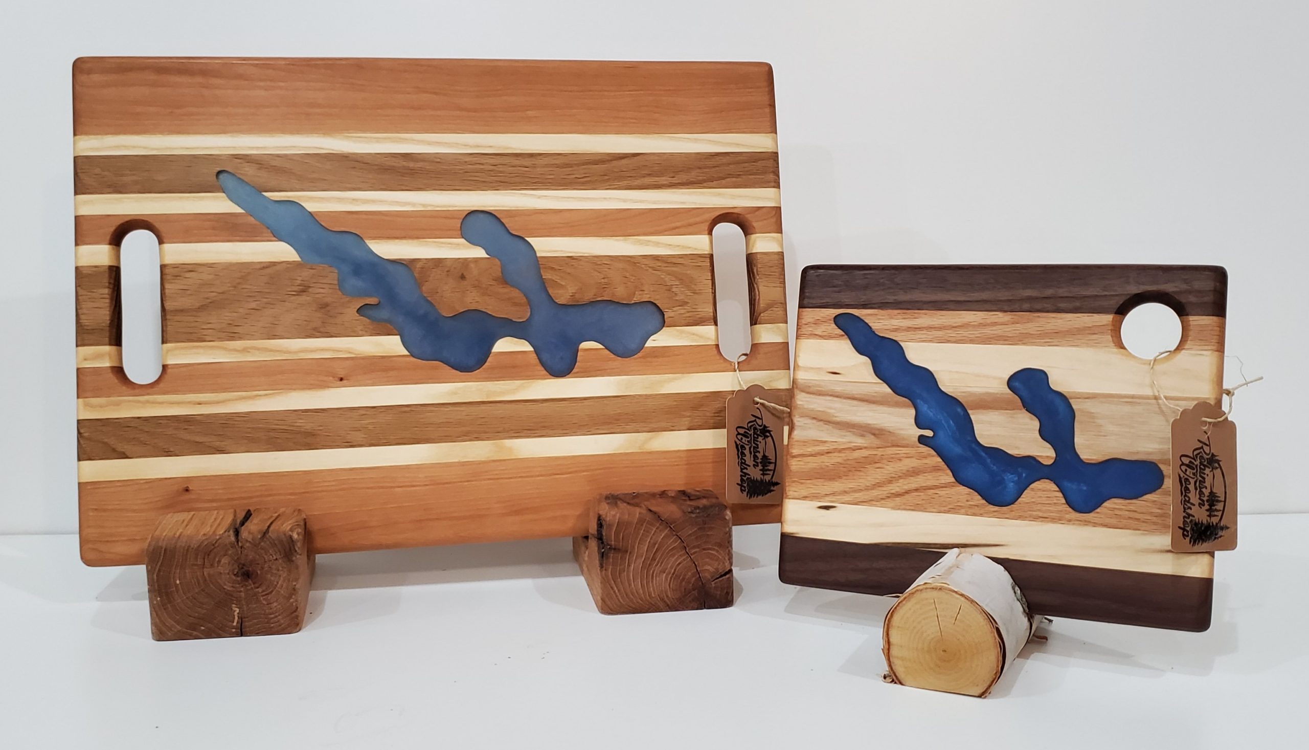 RIVER ROCK HARDWOOD CUTTING BOARDS | Robinson Woodshop, LLC